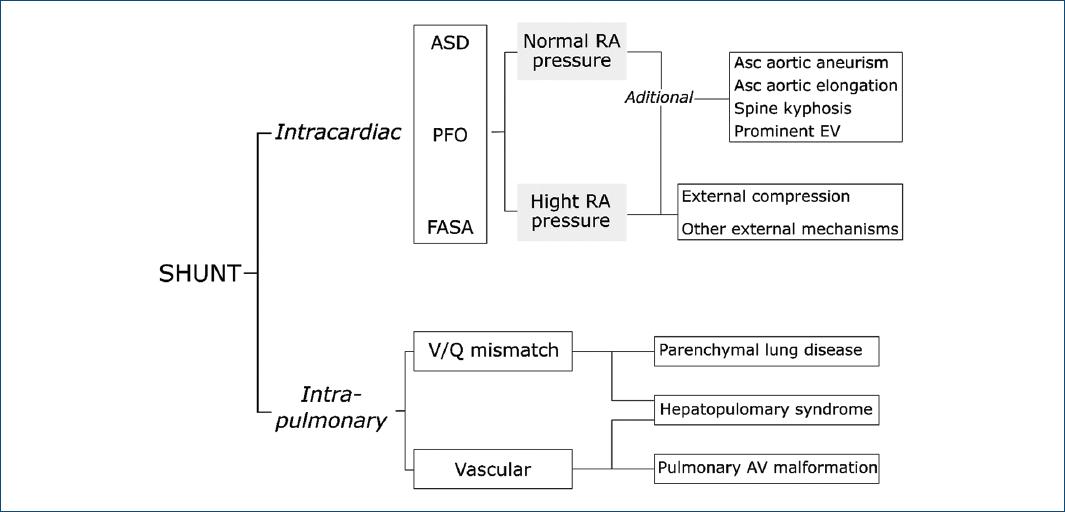 Mechanisms of platypnea-orthodeoxia syndrome
