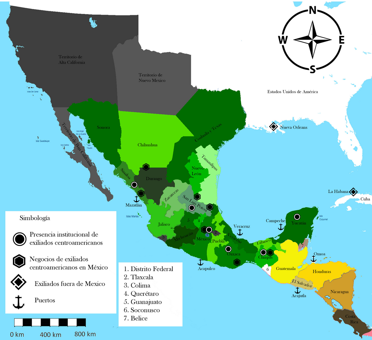 La experiencia económica del exilio centroamericano en México (1829-1844)