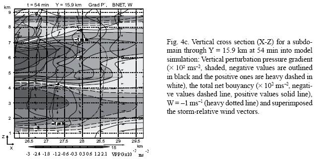 Sensitivity of main downdraft features to vertical wind shear and ice ...