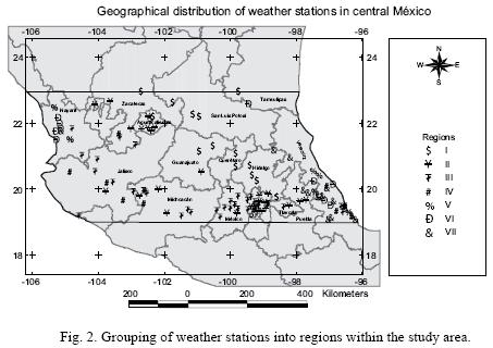 Temporal and spatial behavior of temperature and precipitation during ...