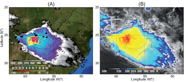 A method for convective storm detection using satellite data