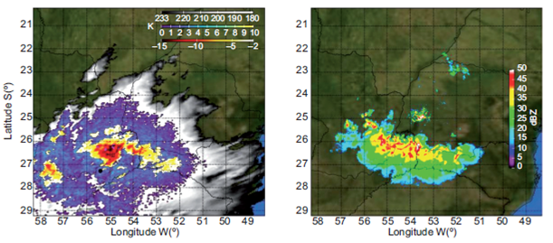 A method for convective storm detection using satellite data