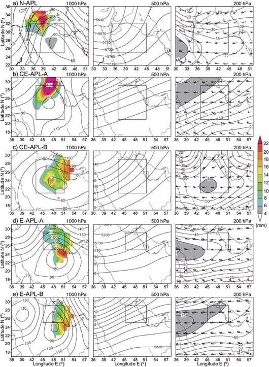 A classification of synoptic patterns inducing heavy precipitation in ...