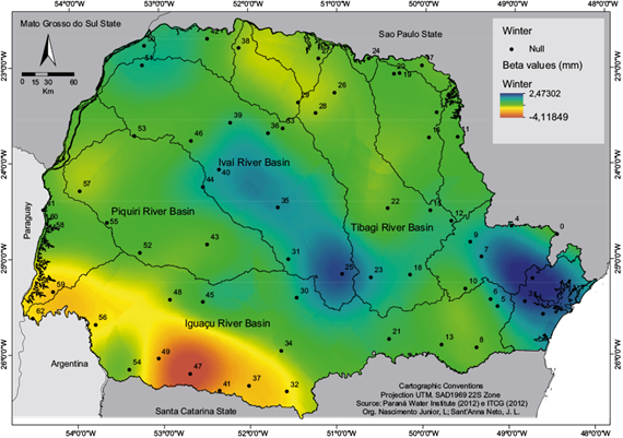 Trends and rainfall tropicalization in Paraná State, south of Brazil