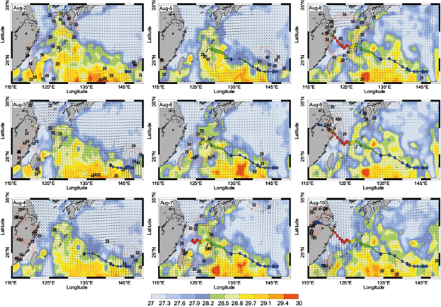 Typhoon Haikui induced sea surface temperature cooling and rainfall ...
