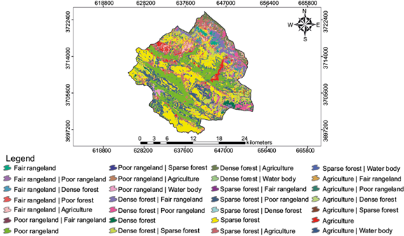 Spatial and temporal changes of land uses and its relationship with ...