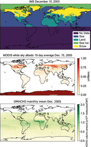 The influence of snow cover on Ozone Monitor Instrument formaldehyde ...