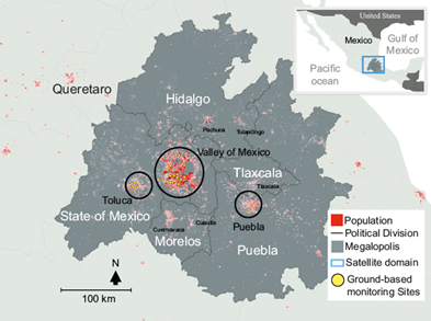 Satellite data geoprocessing to estimate PM2.5 over the Megalopolis of ...