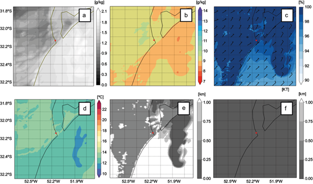 Dense fog simulation in southern Brazil using the WRF model with high ...