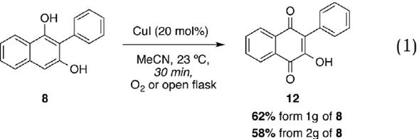 Unprecedented and Scalable Copper (I)Catalyzed Oxidation of the Csp2-H ...