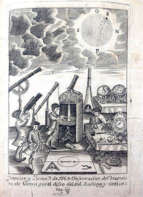 Un grabado novohispano inédito. El tránsito de Venus de 1769 y los ...