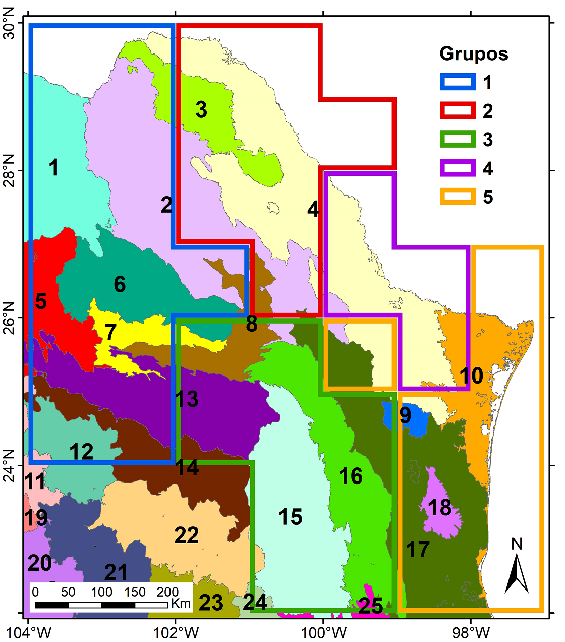 Abreviaturas De La Región Noreste