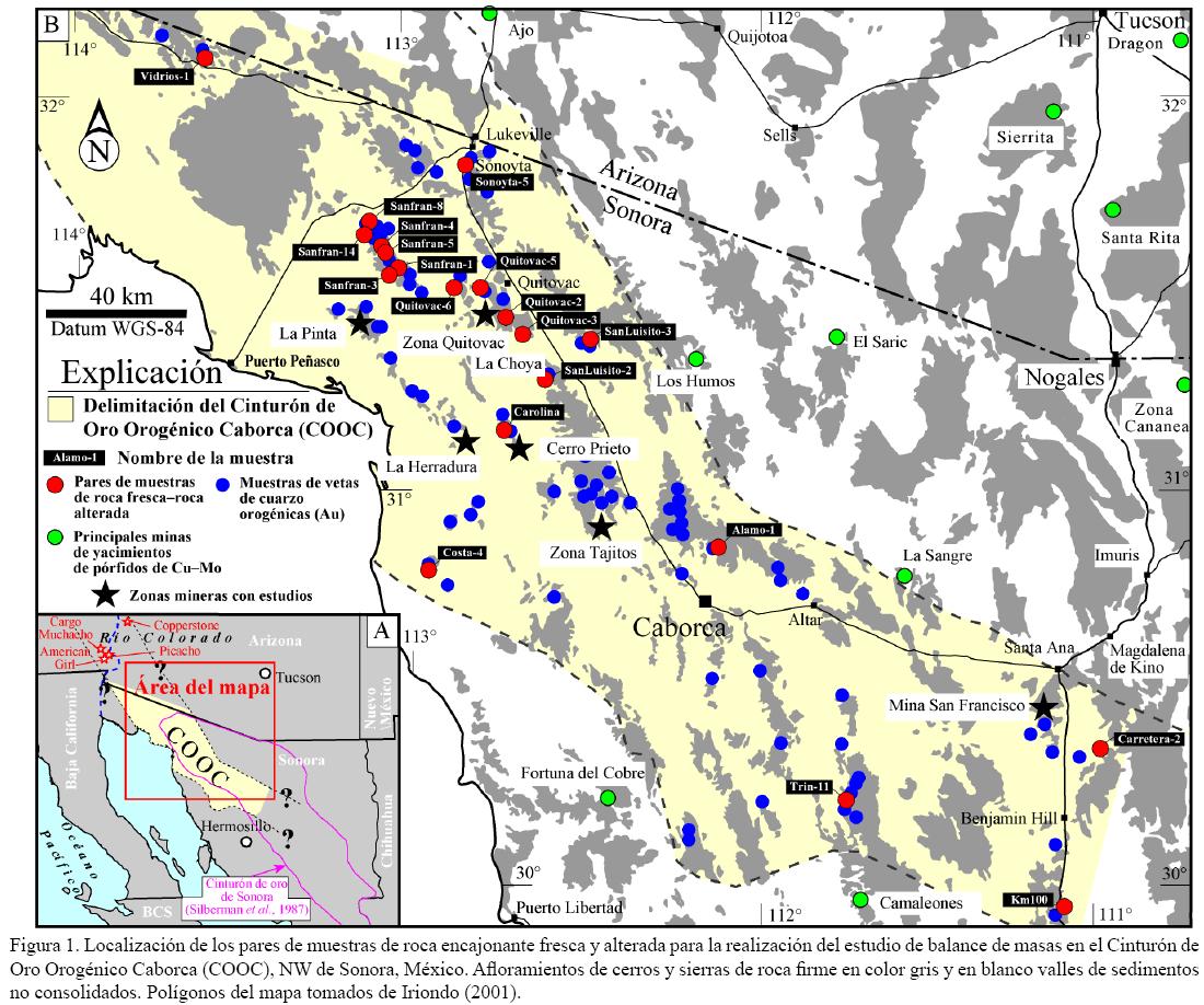 Homogeneidad geoquímica de la alteración hidrotermal del cinturón de ...