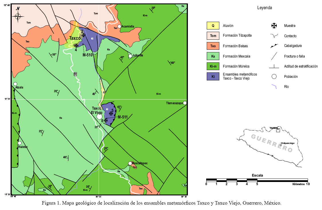 Caracterización geológica de los ensambles metamórficos de Taxco y ...