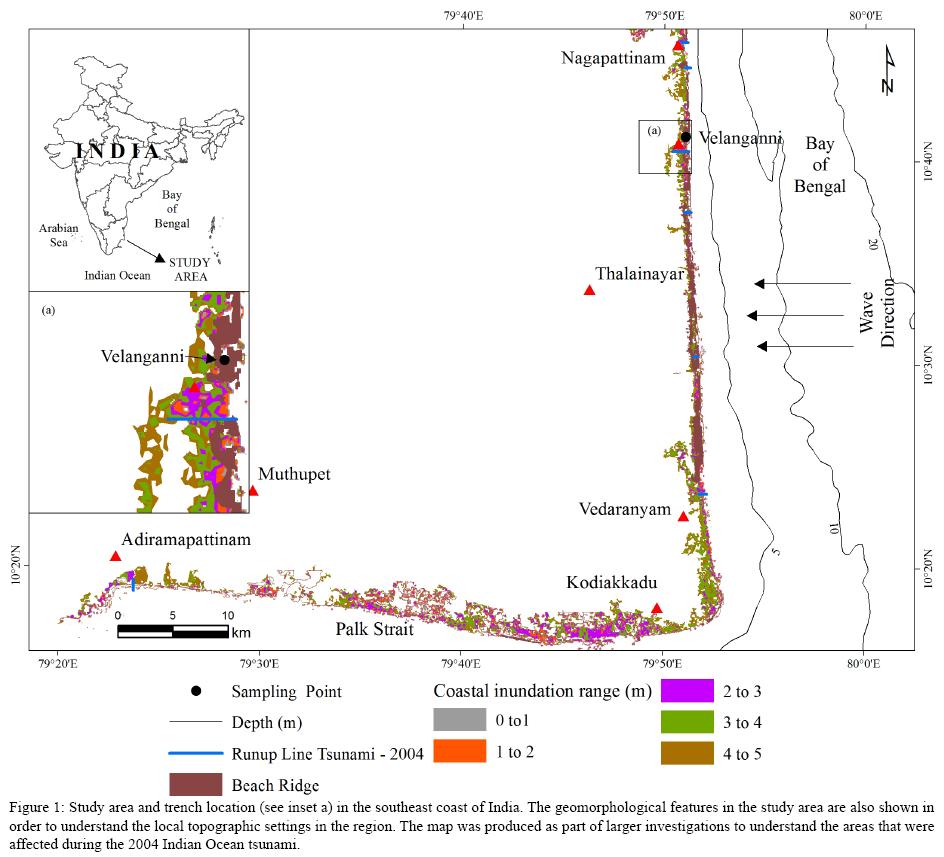 Evidences for Extreme Wave Events in Velanganni Coast, Southeast of India