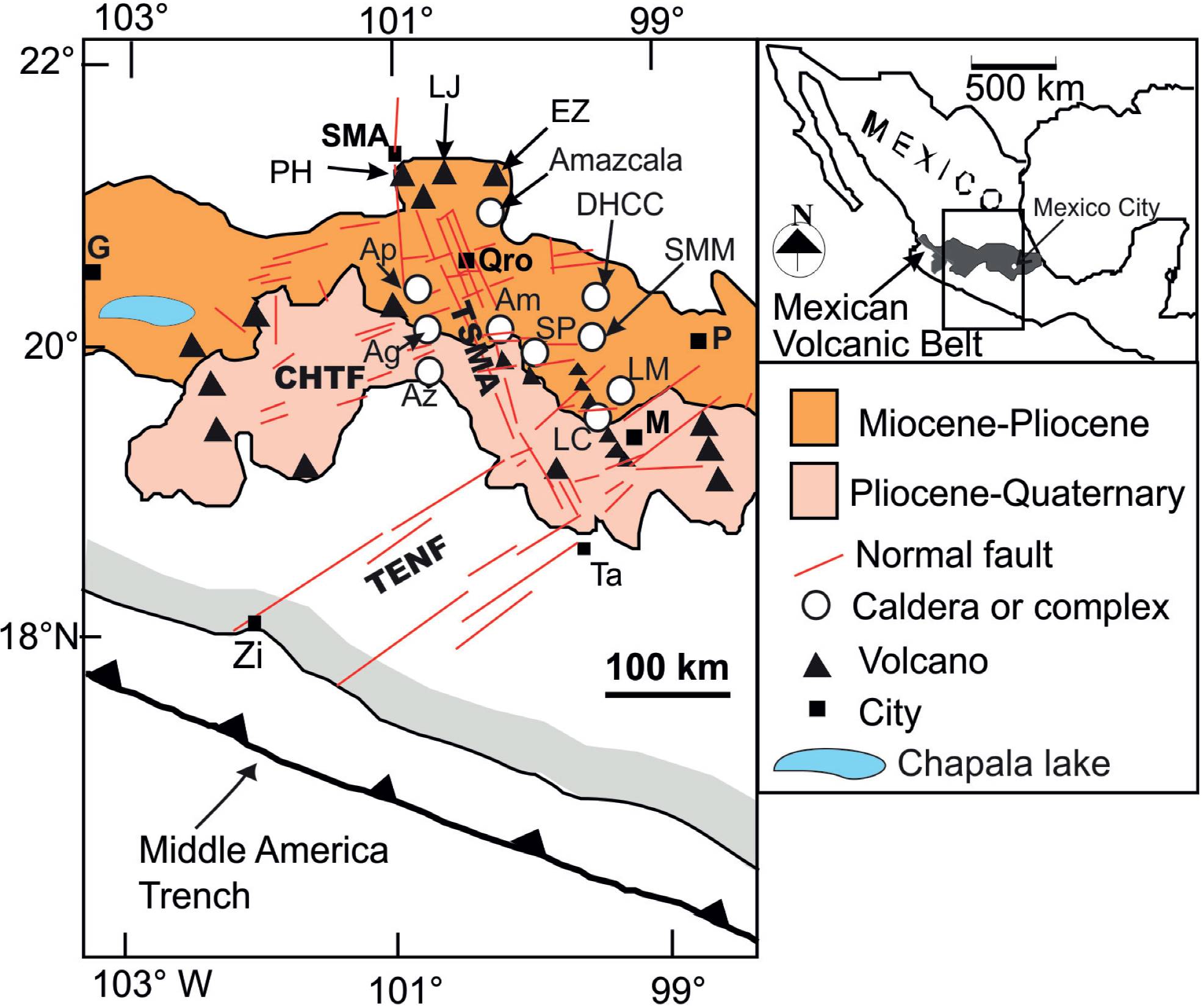 Geochemistry of the Amazcala Caldera, Querétaro, Mexico: An unusual ...