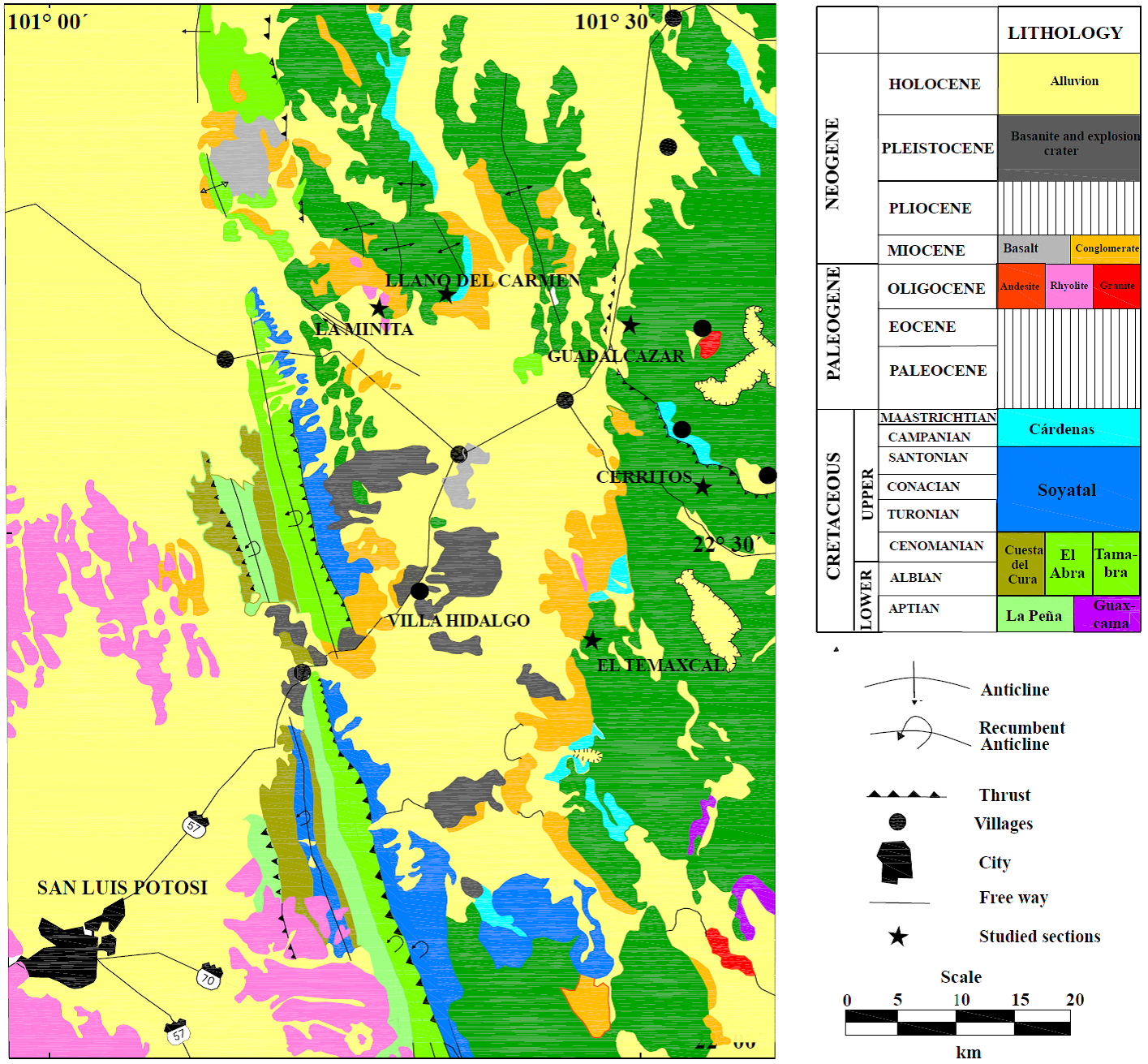 Mid-late Cenomanian larger benthic foraminifers from the El Abra ...