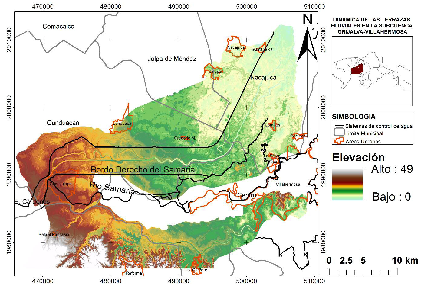 Dinámica de las terrazas fluviales en la subcuenca Grijalva ...
