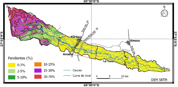 Alteraciones en el cauce del río Seco y pérdidas de tierras agrícolas ...