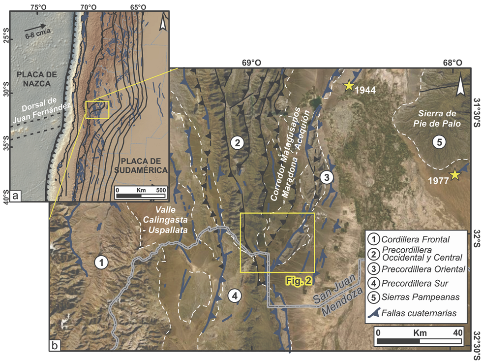 Análisis paleosismológico de la falla Acequión mediante perfiles ...
