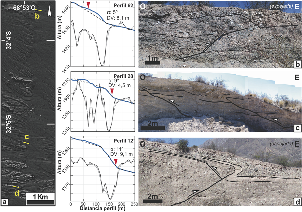 Análisis paleosismológico de la falla Acequión mediante perfiles ...