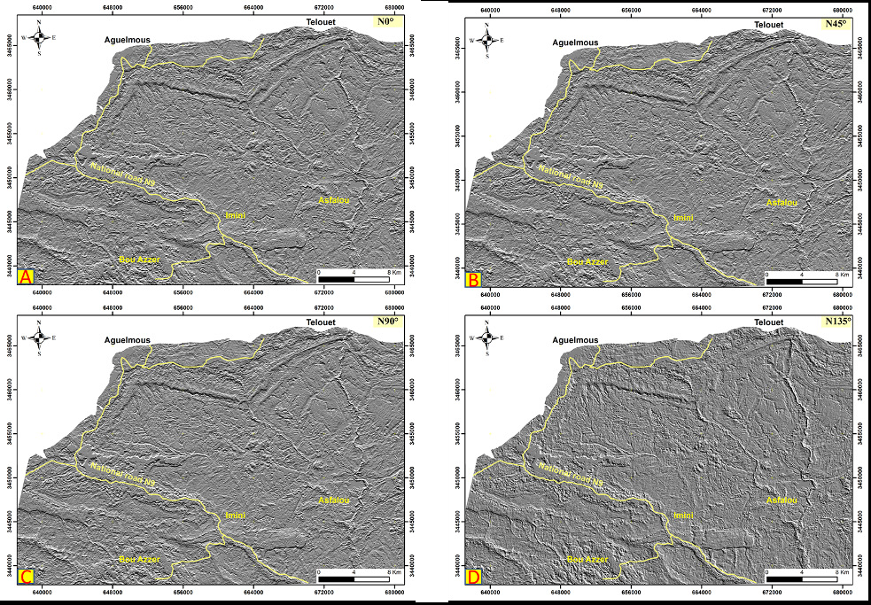 Lineament mapping in the Central High Atlas using ASTER and ASTER-GDEM ...