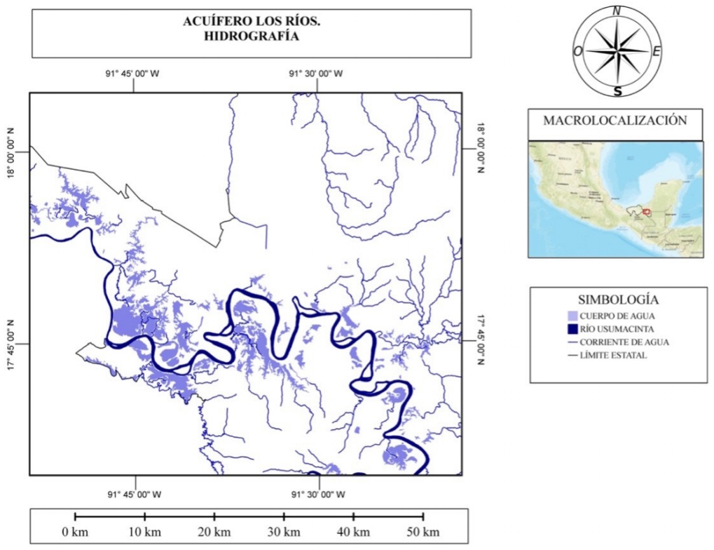 Hidrodinámica regional de Los Ríos, Tabasco, México