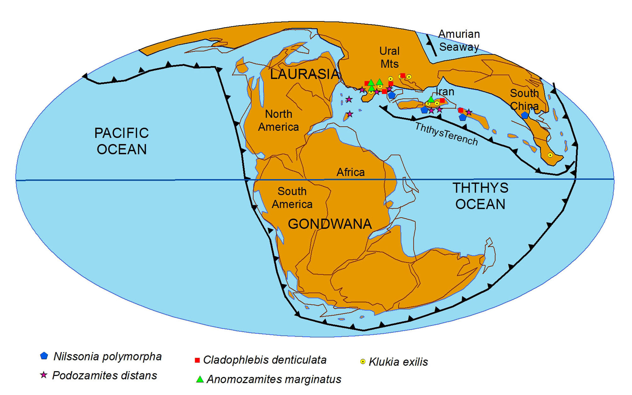 The Hettangian-Bajocian flora of the Shemshak Group, Kerman, Iran