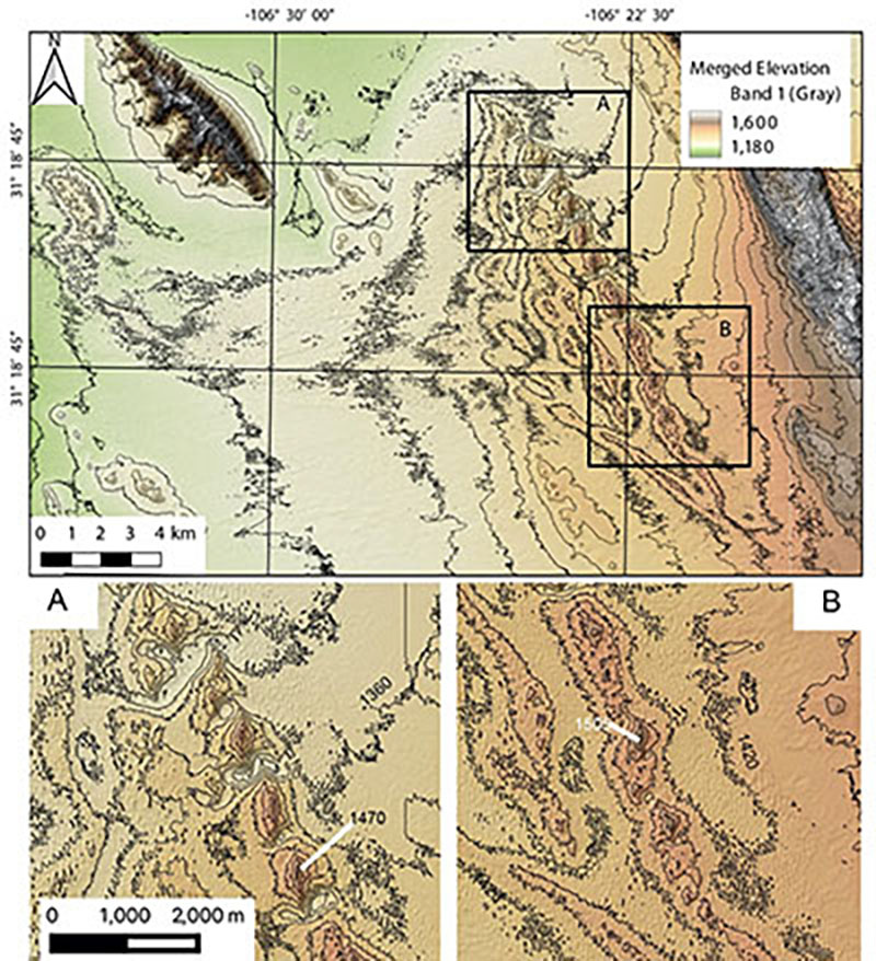 Morphometry of the Samalayuca dunes, northern Chihuahua, Mexico