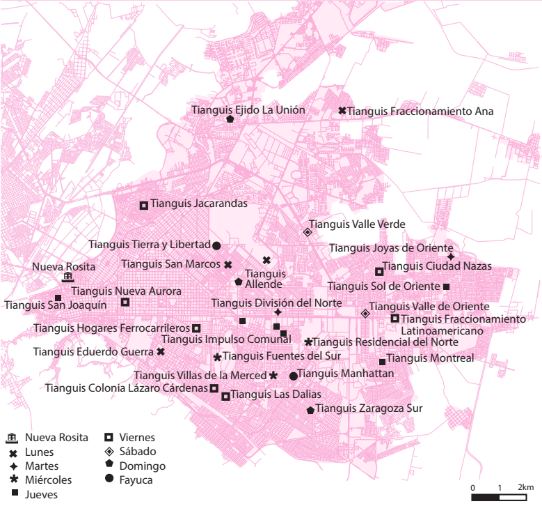 Cartografías del contrabando en Torreón, México. Caracterización de los ...