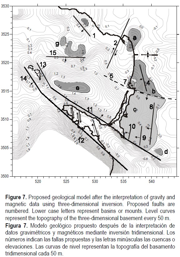 Structural pattern of the Todos Santos Coastal Plain, based on ...
