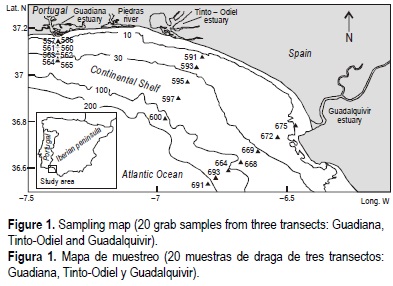 Geochemical characterization of surficial sediments from the ...