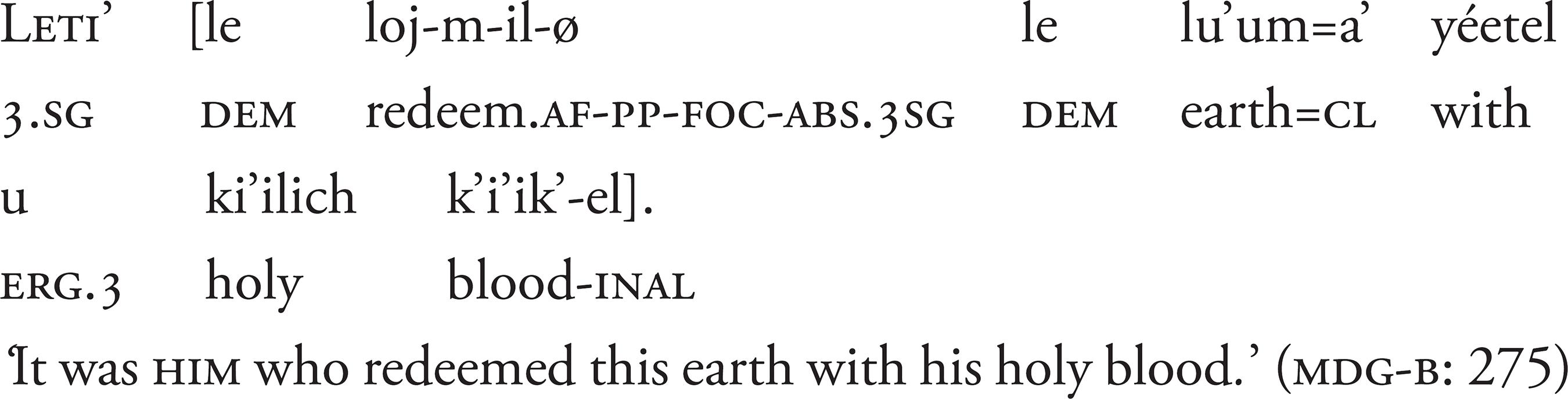Clefts and focus in Yucatec Maya