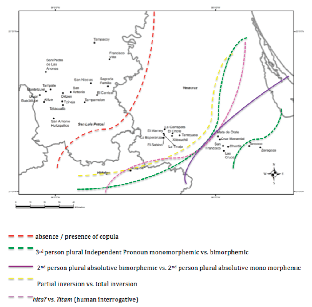 Linguistic Geography of Huastec (teːnek)