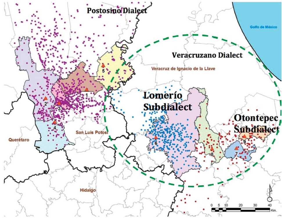 Linguistic Geography of Huastec (teːnek)