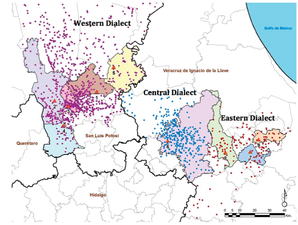 Linguistic Geography of Huastec (teːnek)