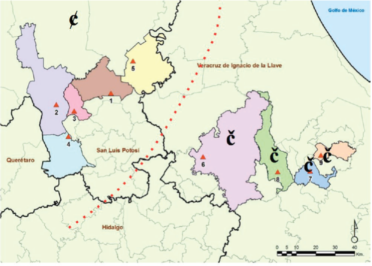 Linguistic Geography of Huastec (teːnek)