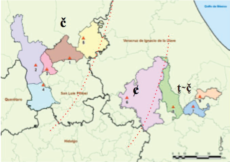 Linguistic Geography of Huastec (teːnek)