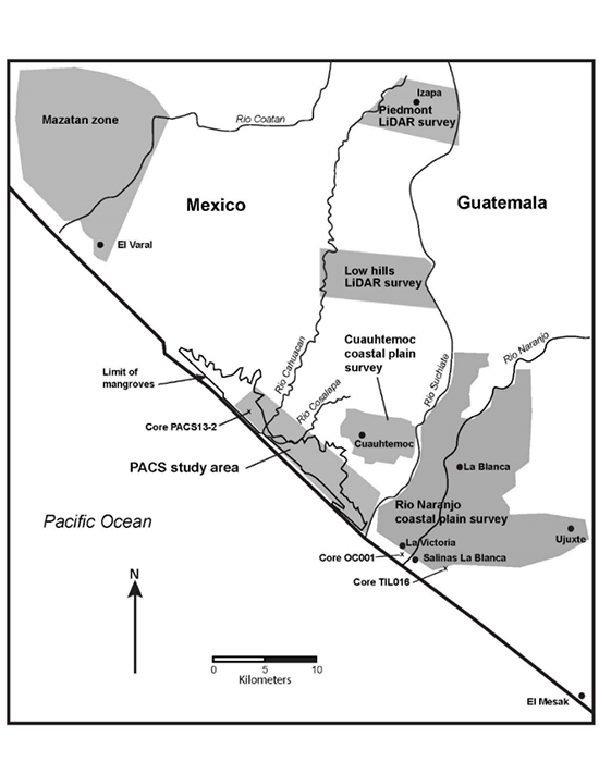 Identificando áreas de actividad a través del uso de GPR en la costa ...