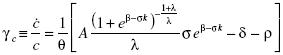 A modified version of Solow-Ramsey model using Richard's growth function