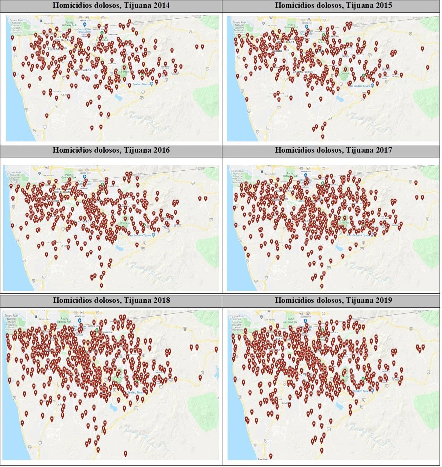 Narcomenudeo y violencia homicida en Tijuana 2014-2019. Análisis desde ...