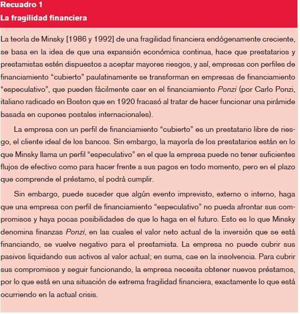 Financiarización y titulización: un momento Minsky