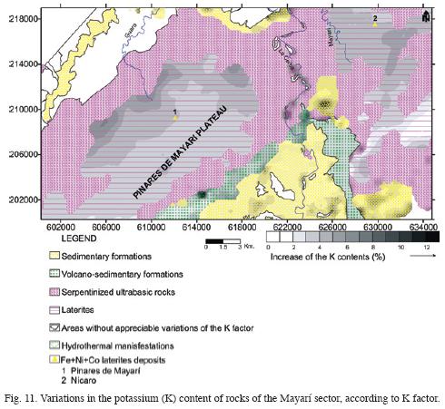Geological interpretation of Eastern Cuba Laterites from an airborne ...