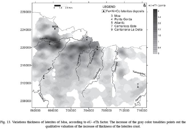 Geological interpretation of Eastern Cuba Laterites from an airborne ...