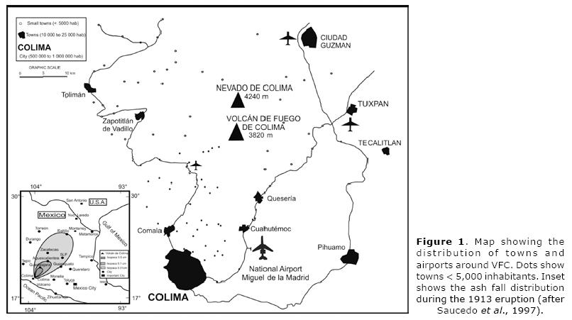 Use of MODIS images to study eruptive clouds from Volcán de Fuego de ...