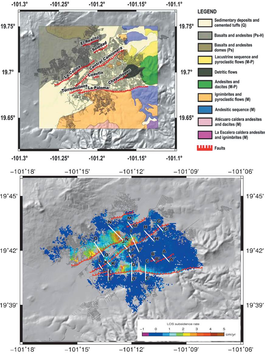 Estimation of ground subsidence in the city of Morelia, Mexico using ...