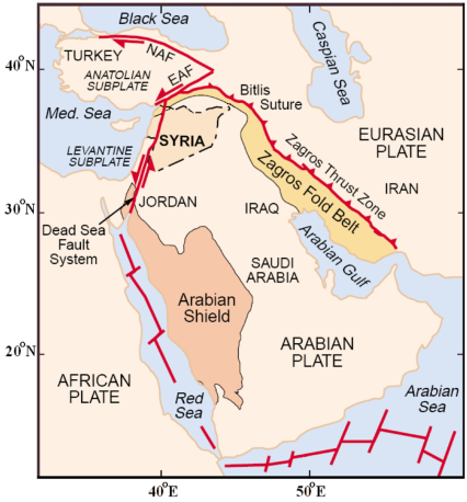 The recent instrumental seismicity of Syria and its implications