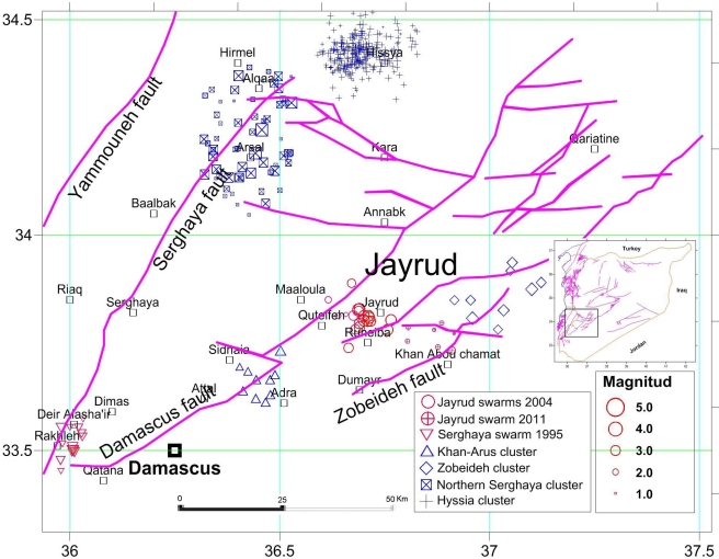 The recent instrumental seismicity of Syria and its implications