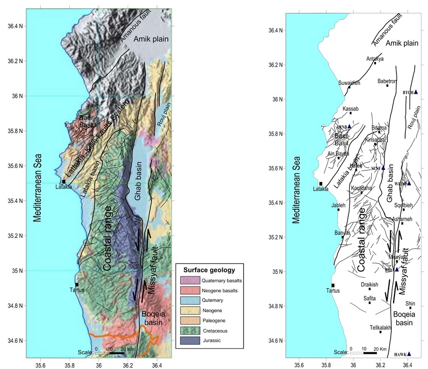 Present-Present-day stress state in northwestern Syriarthwestern Syria