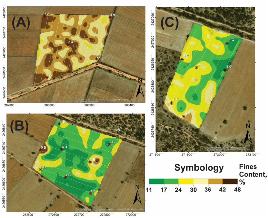 Determination of Soil Properties from Electrical Measurements in ...